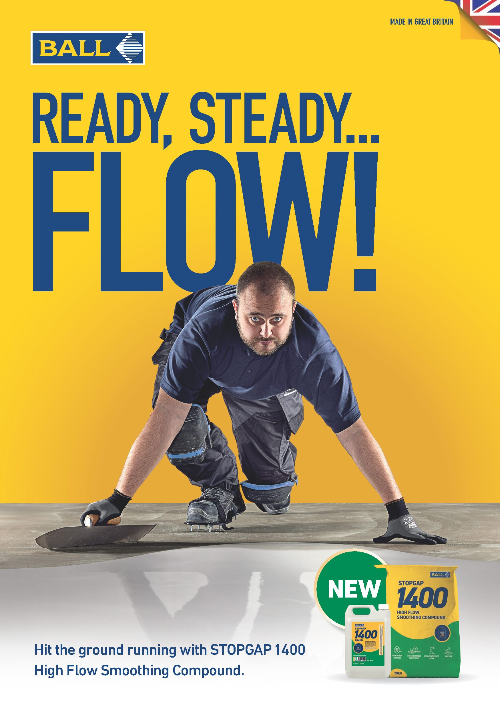 High-Flow Smoothing Compound Launch | Stopgap 1400 | F. Ball