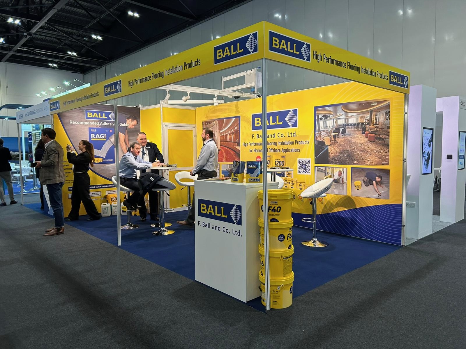 F. Ball at Overseas Flooring Exhibitions | F. Ball