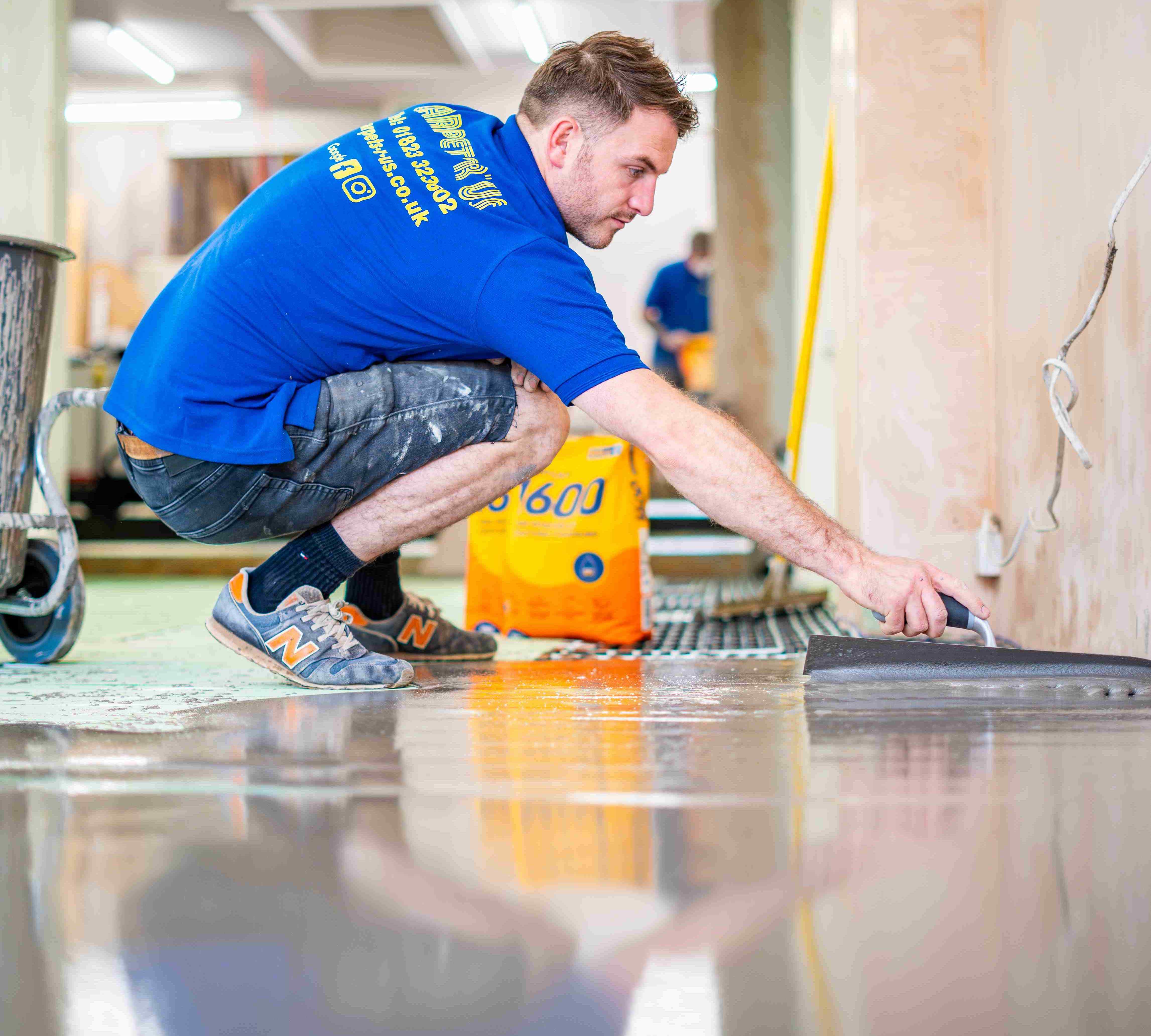 Carpets R Us Showroom Flooring Installation | Case Study | F. Ball